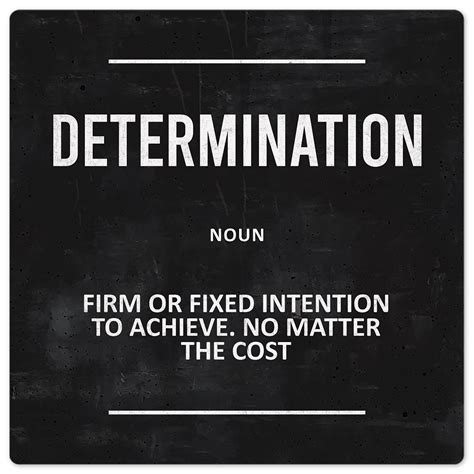 Determination Word