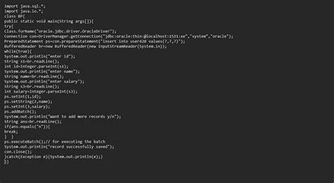 batch processing in jdbc instead of executing a single query we… by nikhil sambhaji salvi