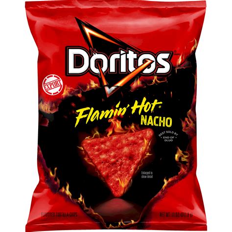 Doritos Flaming Hot Nacho Tortilla Chips 11 Oz 312g Export Click