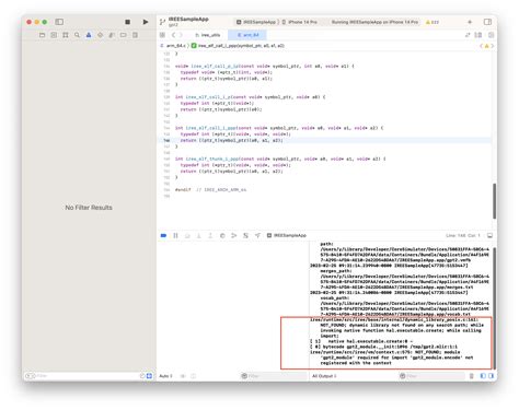 Excbadaccess Signal Received Executing Gpt2 Llvm Cpu On Ios Simulator