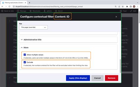 Views Filter By Current User Entity Relationship