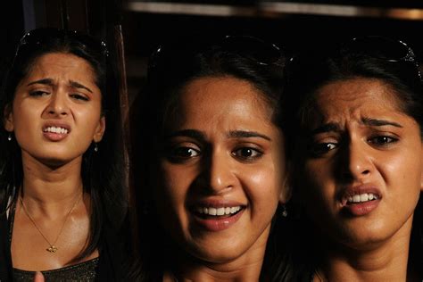 Actress Anushka Shetty Hot Face Expressions Hd