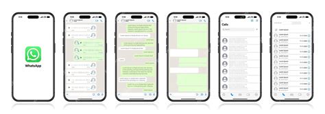 Premium Vector Whatsapp Layout Whatsapp Social Media Messaging And Voice Chat Vector Illustration