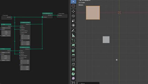How To Move Down Scaled Duplicated Using The Geometry Nodes Objects