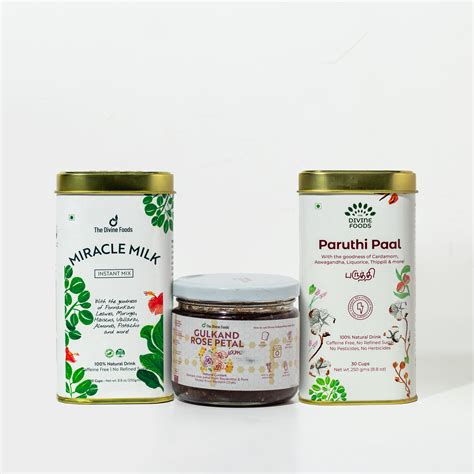 Pcos Remedy Kit Gulkand Honey Paruthi Paal Miracle Mix