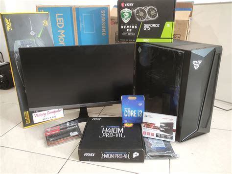 Jual Komputer Gaming Desain Gtx Monitor Inc Fullset Laptop Bekas Malang Victory Computer