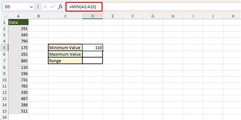 How To Calculate Range In Excel