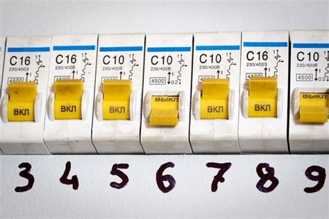 Automatic Electrical Switches Stock Photo Image Of Equipment Industry