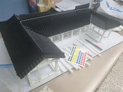 북촌문화센터 한옥 3d 프린팅 조립 모형 조형물