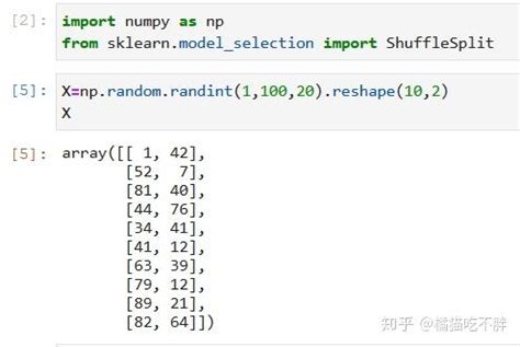 sklearn函数ShuffleSplit分割训练集和测试集 知乎