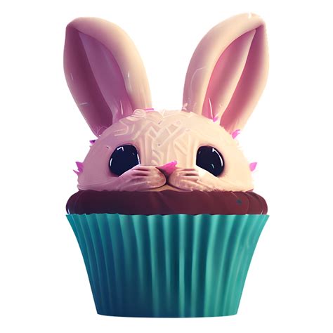 Download Ai Generated Bunny Cupcake Royalty Free Stock Illustration Image Pixabay