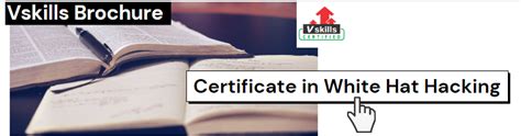 Certificate In White Hat Hacking Vskills Certification Online Tutorial