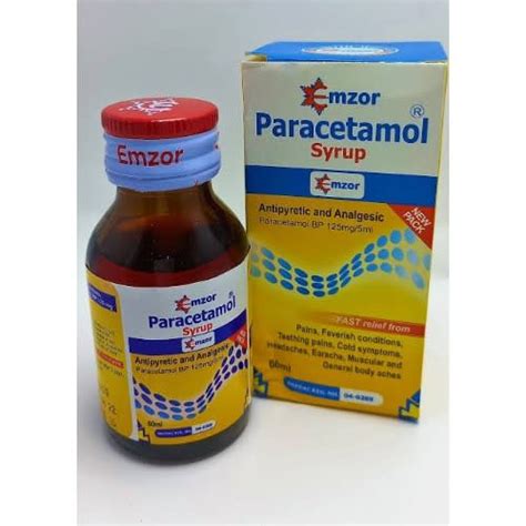Emzor Paracetamol Syrup 60ml Chji Konga Online Shopping