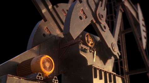 오일 펌프 잭 3d 모델 49 Fbx Obj Max Free3d