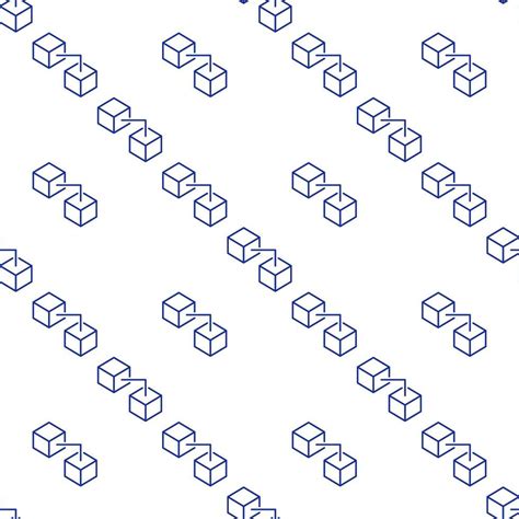 Two Connected Blocks Blockchain Technology Linear Seamless Pattern 56488305 Vector Art At Vecteezy
