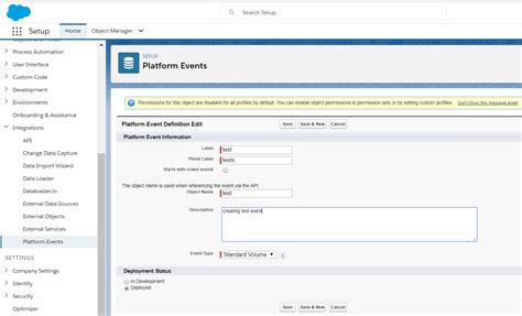 Publish And Consume Salesforce Event Salesforce Connector