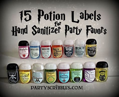 Free Printable Harry Potter Party Favor T Tags Artofit