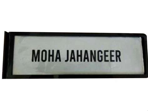 Black And White Acrylic Name Board For Office At Rs 550piece In Secunderabad Id 2852358645812