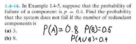 Solved 1 4 14 In Example 1 4 5 Suppose That The Chegg Com