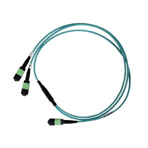 Infiniband Mpo 12apc To 2x Mpo12apc Multimode Splitter Fiber Cable