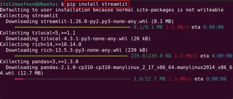 how to install streamlit on ubuntu its linux foss