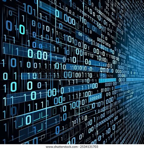 Binary Code Vector Background Binary Zero Stock Vector Royalty Free