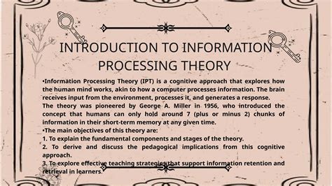Information Processing Theory Pptx About Pptx