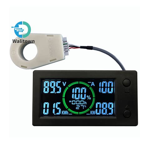 Dc0 300v Current Voltage Meter Digital Mini Ammeter Voltmeter Gauge With Hall Effect Sensor