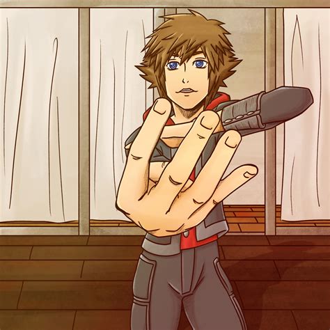Artstation Kingdom Hearts 4 4 Finger Meme