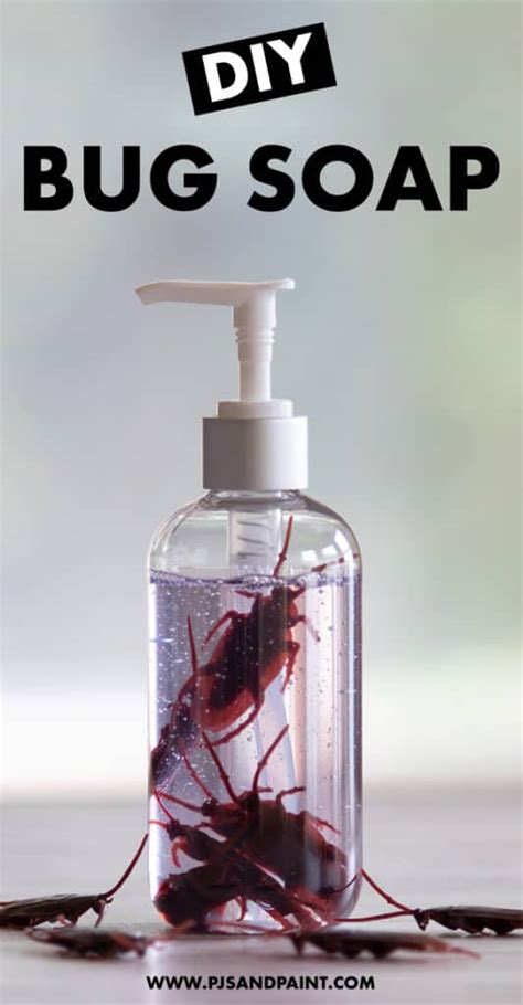 diy bug soap easy creepy halloween craft ideas