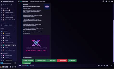 create custom dayz server files and discord bots and servers for