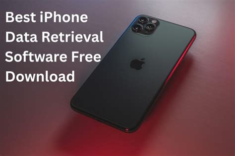 Top 5 Iphone Free Data Retrieval Software