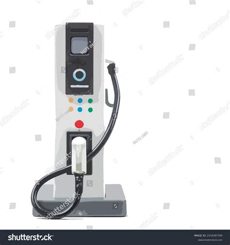 전기자동차 충전소 전기 엔진이 장착된 차량용 스톡 일러스트 2154397769 Shutterstock