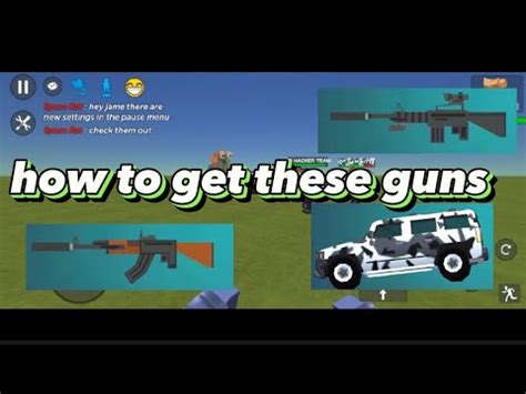 Simple Sandbox New Update How To Get Starter Pack And These Guns And Cars In SSB YouTube