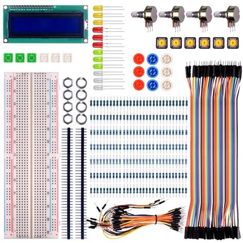Aliexpress Buy For Arduino Starter Kit Basic Learning Suite With Switch Led LCD Resistors