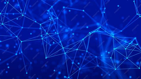 Premium Photo Network Connection Structure Abstract Background With Interweaving Of Dots And
