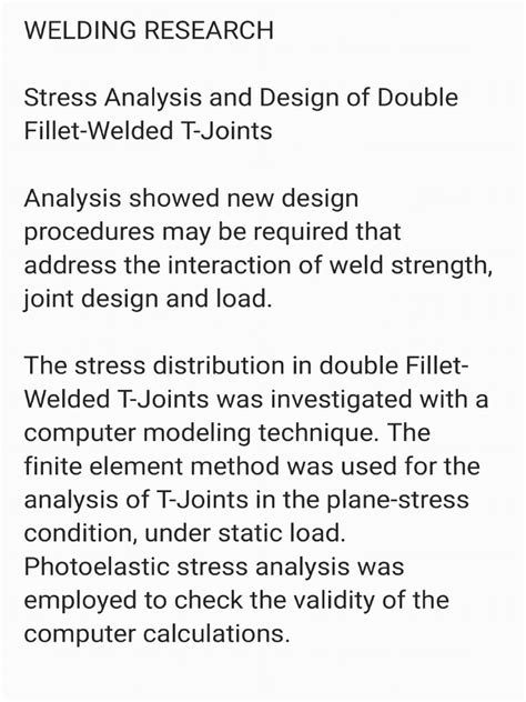 Double Tee Joint Research Pdf
