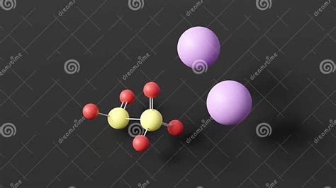 Potassium Metabisulfite Molecule Molecular Structure Antioxidant E224
