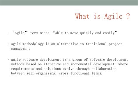 Introduction To Agile Scrum Methodology PPT