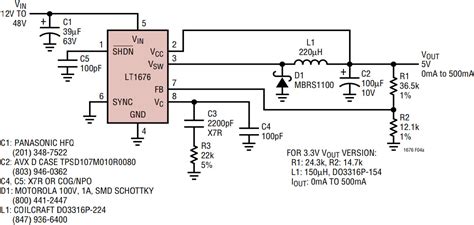Wide Input Range High Efficiency Step Down Switching Regulators