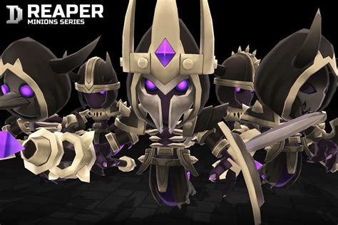 Minions Series Reaper 3d Creatures Unity Asset Store