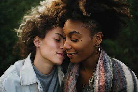 Free Photo Medium Shot Romantic Lesbian Couple