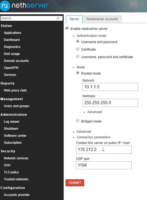 Openvpn Nethserver Support NethServer Community