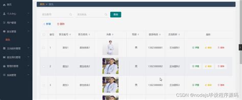 计算机毕业设计node js网上专家门诊预约系统 源码 程序 lw 远程调试 远程会诊预约模块代码 csdn博客