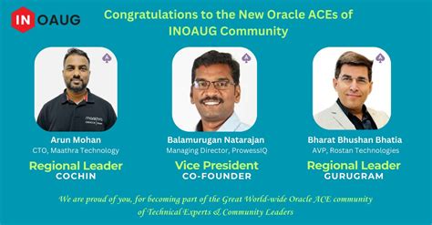India Oracle Apex User Group On Linkedin Oracle Lowcode Orclapex Ai Genal Inoaug