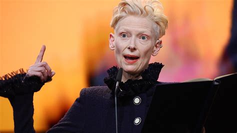 Tilda Swinton Says Mass Murder Is Terrorizing World At Berlinale
