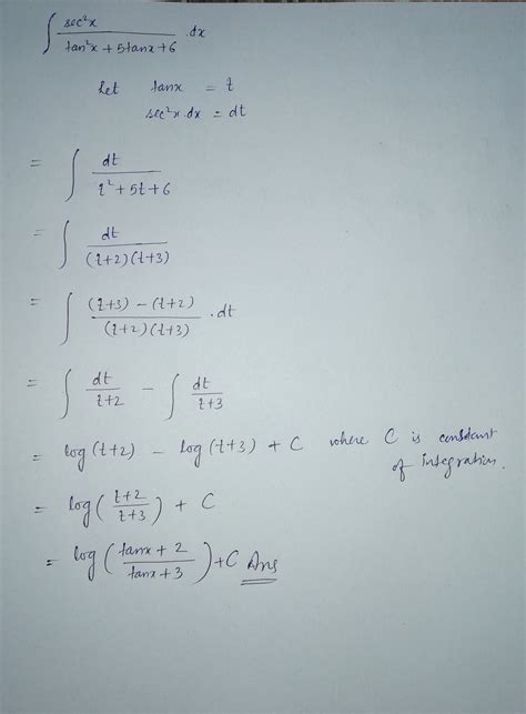 [solved] Use Substitution And Partial Fractions To Find The Indefinite Course Hero