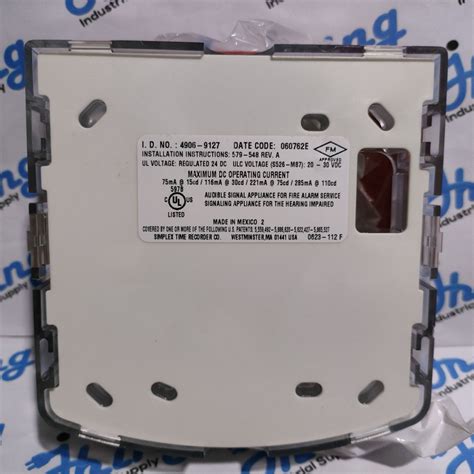 4906 9127 Simplex Fire Alarm