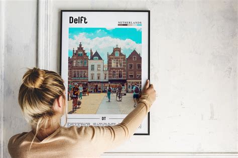 Delft Poster Delft Print Delft Wall Art Europe Photo Europe Poster