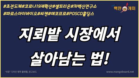 8월3일목 지뢰밭 시장에서 살아남는 법초전도체코로나19재확산셀트리온차백신연구소파로스아이바이오씨젠에코프로posco홀딩스 Youtube